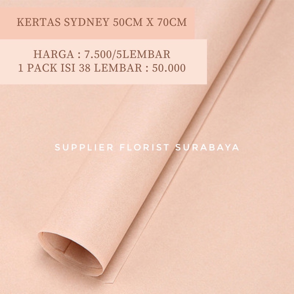 Jual [ECER PER 5 LEMBAR] KERTAS SYDNEY KOREAN WRAPPING PAPER BOUQUET ...