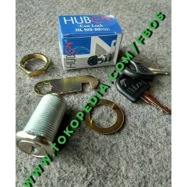 Jual Huben Kunci Loker Kait 30 mm / Cam Lock / Locker / Lemari - HL 103-30 | Shopee Indonesia
