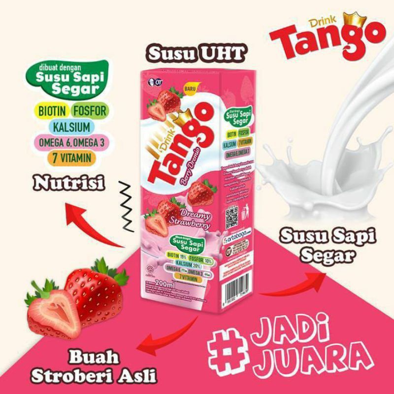 Jual Susu Tango UHT 200ml | Shopee Indonesia