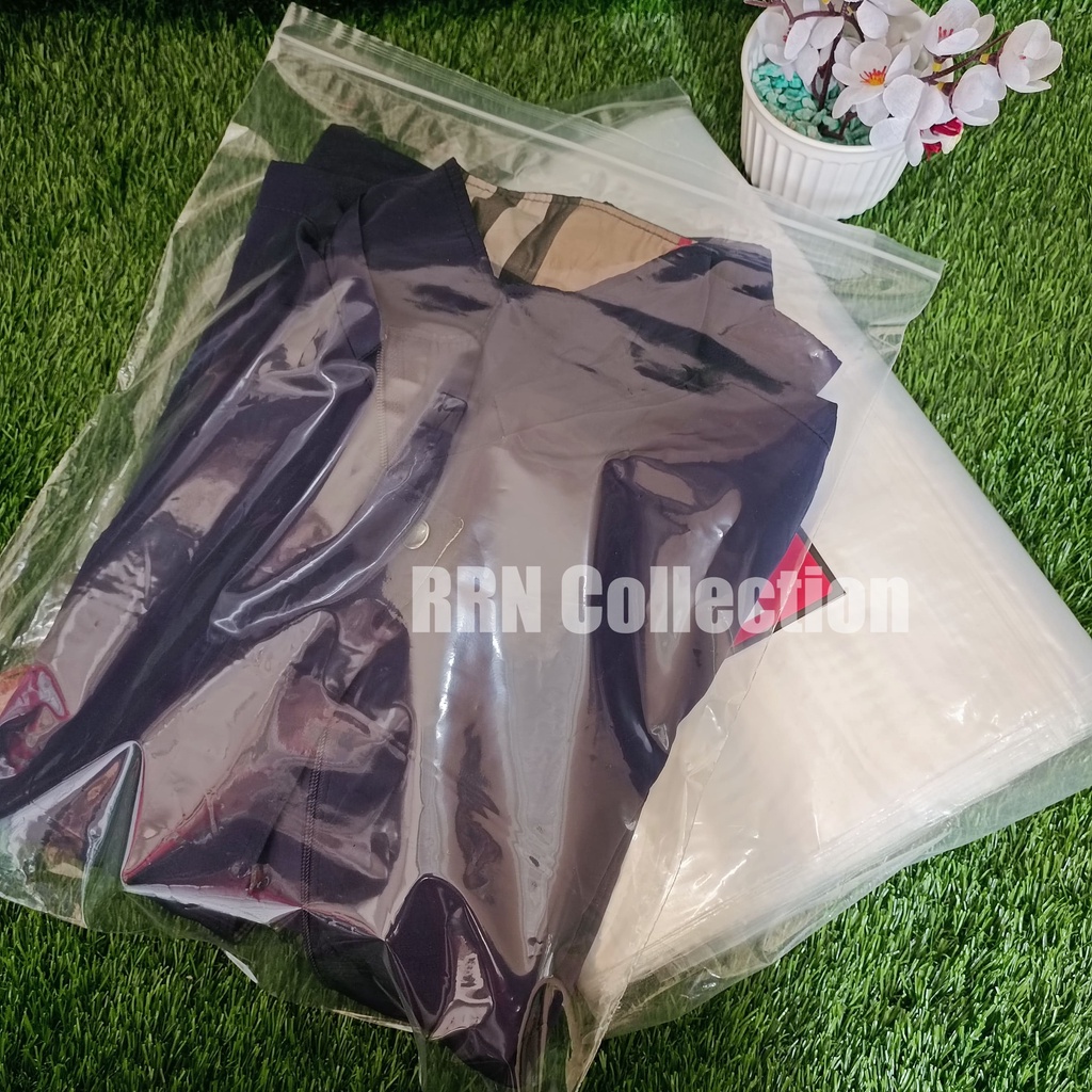 Jual Plastik Klip Cetik JUMBO Baju 30x40cm satuan / PE vacum ctik tebal ...