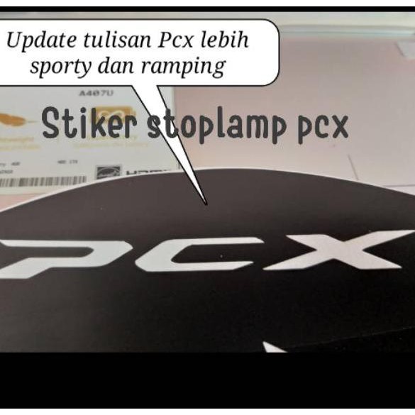 Jual Stiker stoplamp Tribal PCX ( update tulisan pcx geser gambar ...