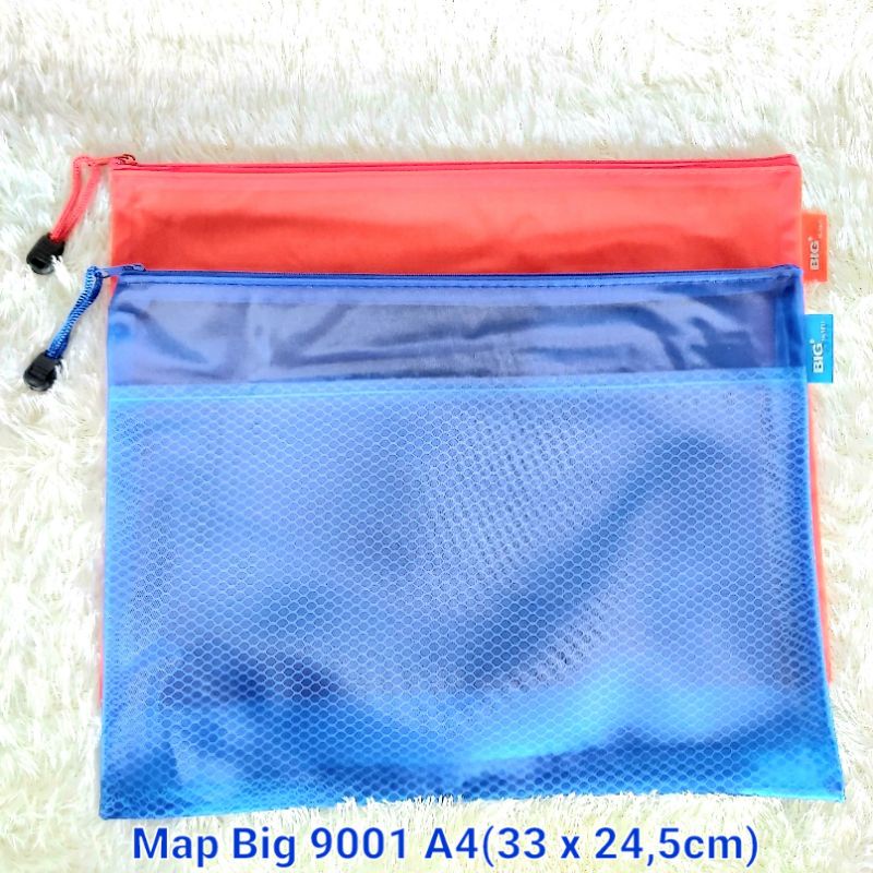 Jual Map Pocket File Big 9001/ Zipper/Resleting Warna A6/A5/A4/F4 ...