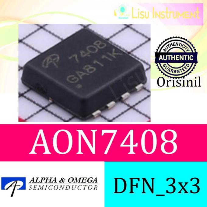 Jual AON7408 7408 30V 18A N-Channel MOSFET DFN_3x3mm DFN-8 lisuin90 ...