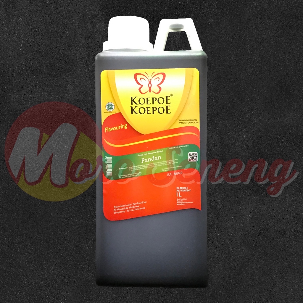 Jual Pasta Perisa Pandan Koepoe Koepoe 1 Liter | Shopee Indonesia