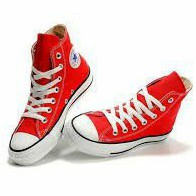 Jual CONVERS CLASIK HIGH+BOX-MERAH PUTIH TINFGGI | Shopee Indonesia