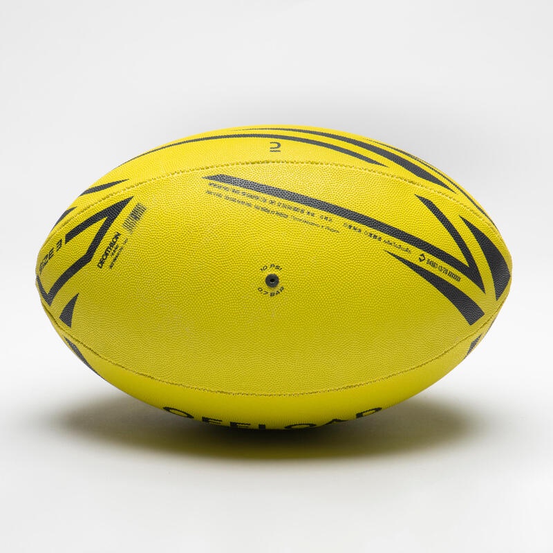 Jual OFFLOAD Rugby Ball Bola Rugbi R 100 - Kuning/Orange | Shopee Indonesia