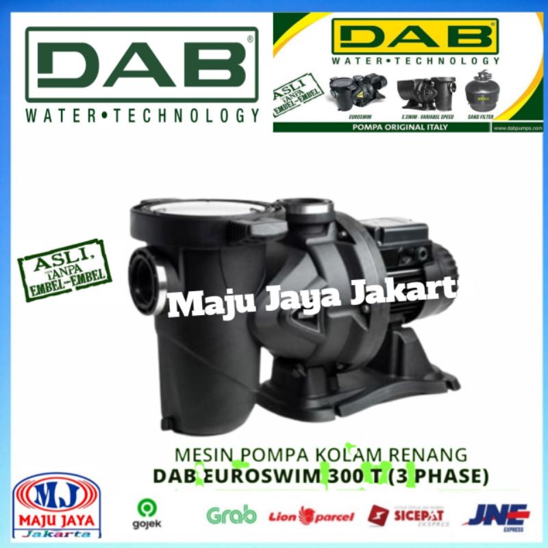 Jual POMPA KOLAM RENANG DAB ITALY EUROSWIM 300 T 3HP 3PHASE MADE IN ...