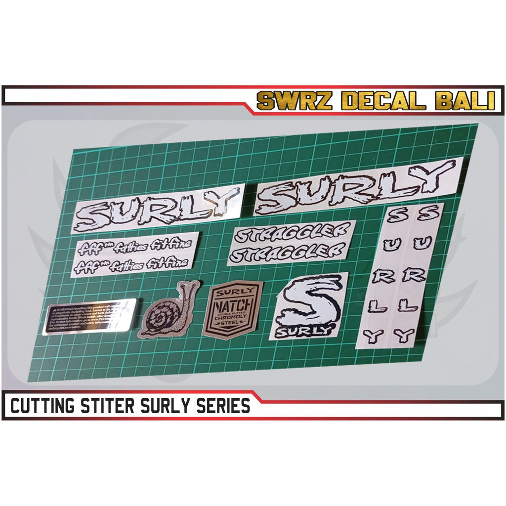 Jual STIKER SURLY STRAGGLER BIKE DECAL CUTTING STICKER | Shopee Indonesia