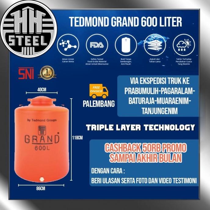 Jual siap kirim] Tangki tanki Tandon Toren air Tedmon Tedmond Grand SNI ...
