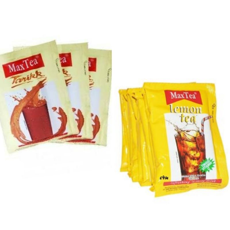 Jual MaxTea Teh Tarik / Lemon Tea (5 sachet) | Shopee Indonesia