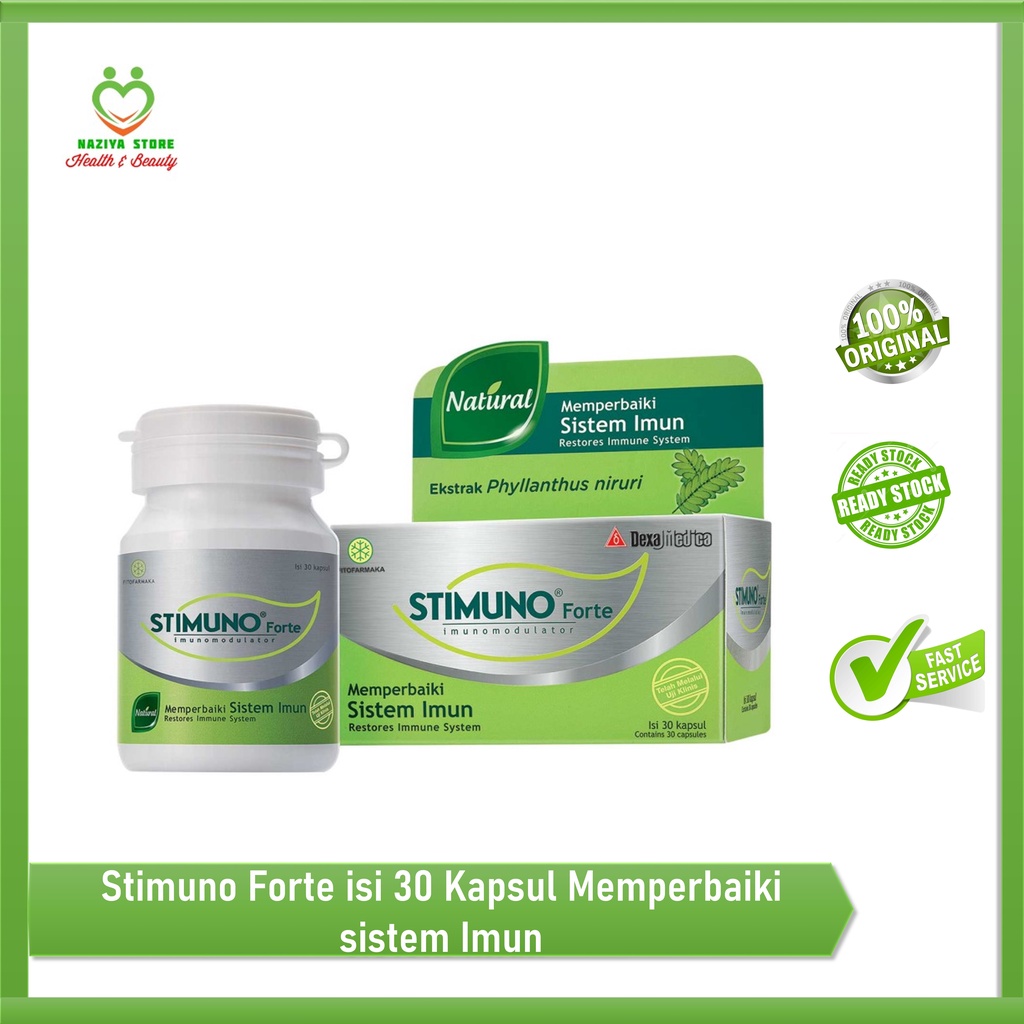 Jual Stimuno Forte 30 kapsul Imun Booster Peningkat Daya Tahan Tubuh ...