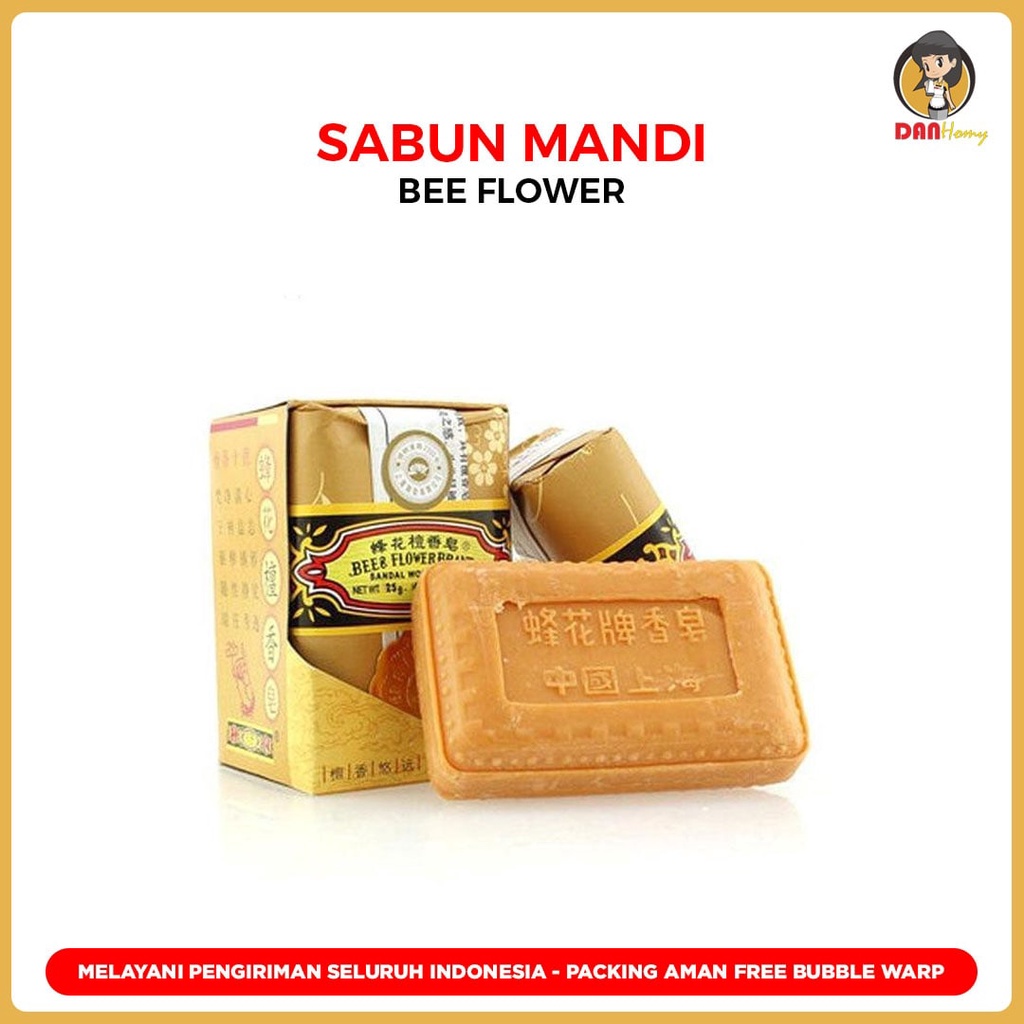 Jual Sabun Mandi Batang Bee & Flower Sandalwood Soap Sabun Madu Tawon ...