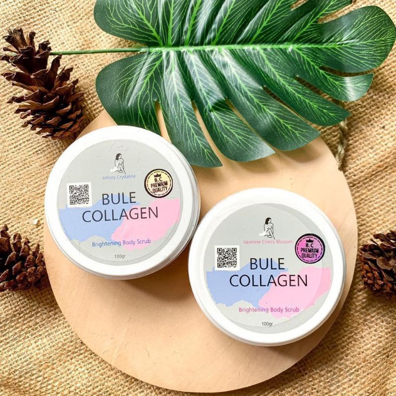 Jual 🪅 LARIS MANIS 🪅 (KEMASAN BARU) BULE COLLAGEN BRIGHTENING BODY SCRUB BPOM ORIGINAL 100% (COD ...