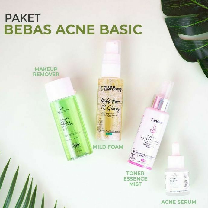 Jual Paket Fabil Bebas Acne Basic New | Shopee Indonesia