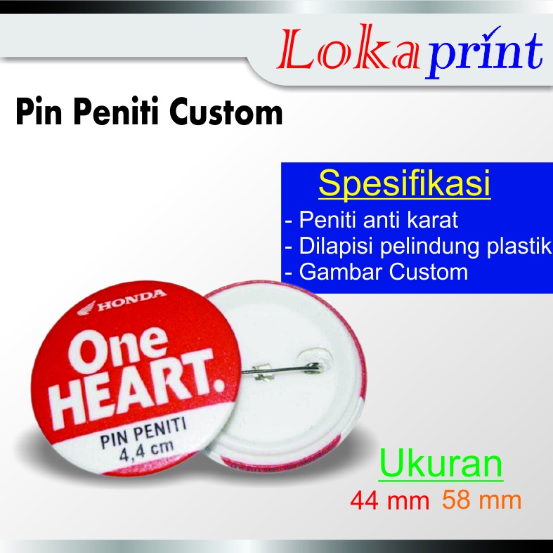 Jual Pin Peniti custom foto bentuk pin peniti bros | Shopee Indonesia