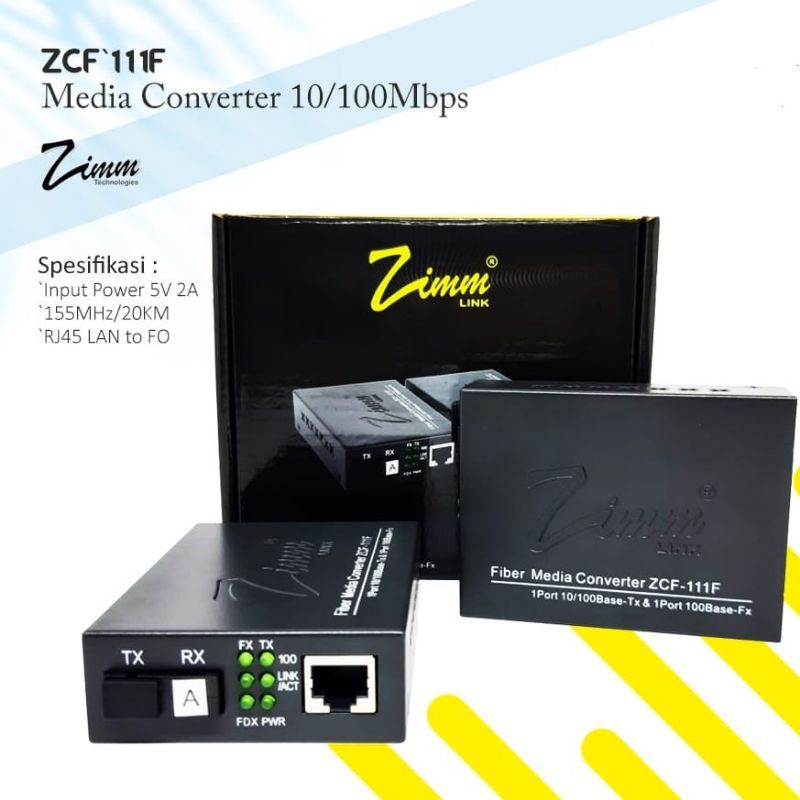 Jual Converter Zimmlink Fiber Optic | Shopee Indonesia