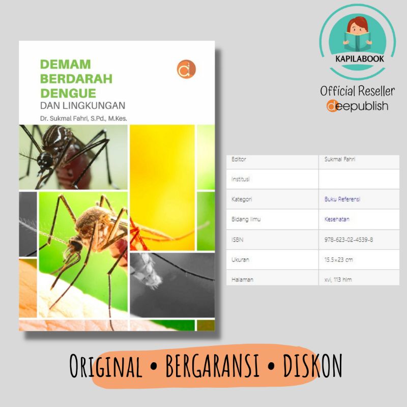 Jual Buku Demam Berdarah Dengue dan Lingkungan - ORIGINAL Deepublish | Shopee Indonesia