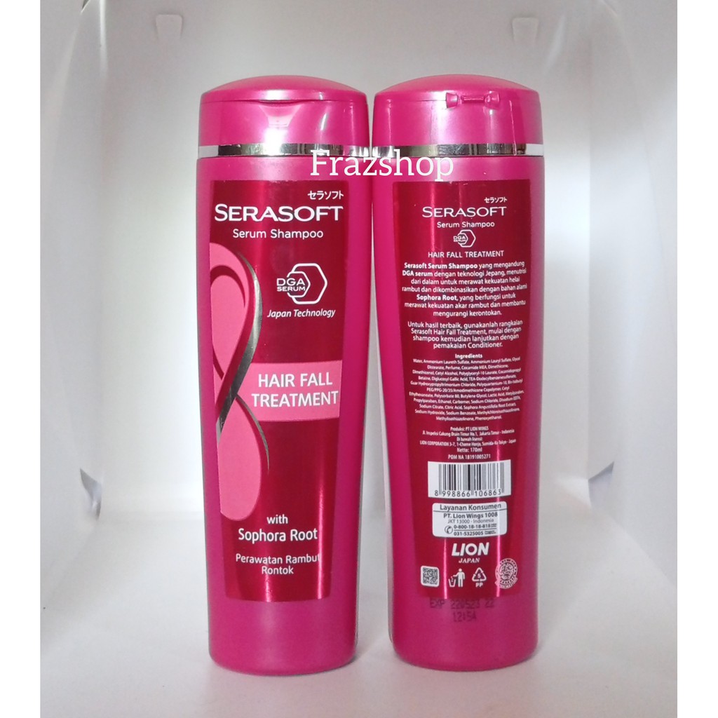 Jual Serasoft Serum Shampoo // Shampoo Serasoft Hair Fall Treatment 170 ...