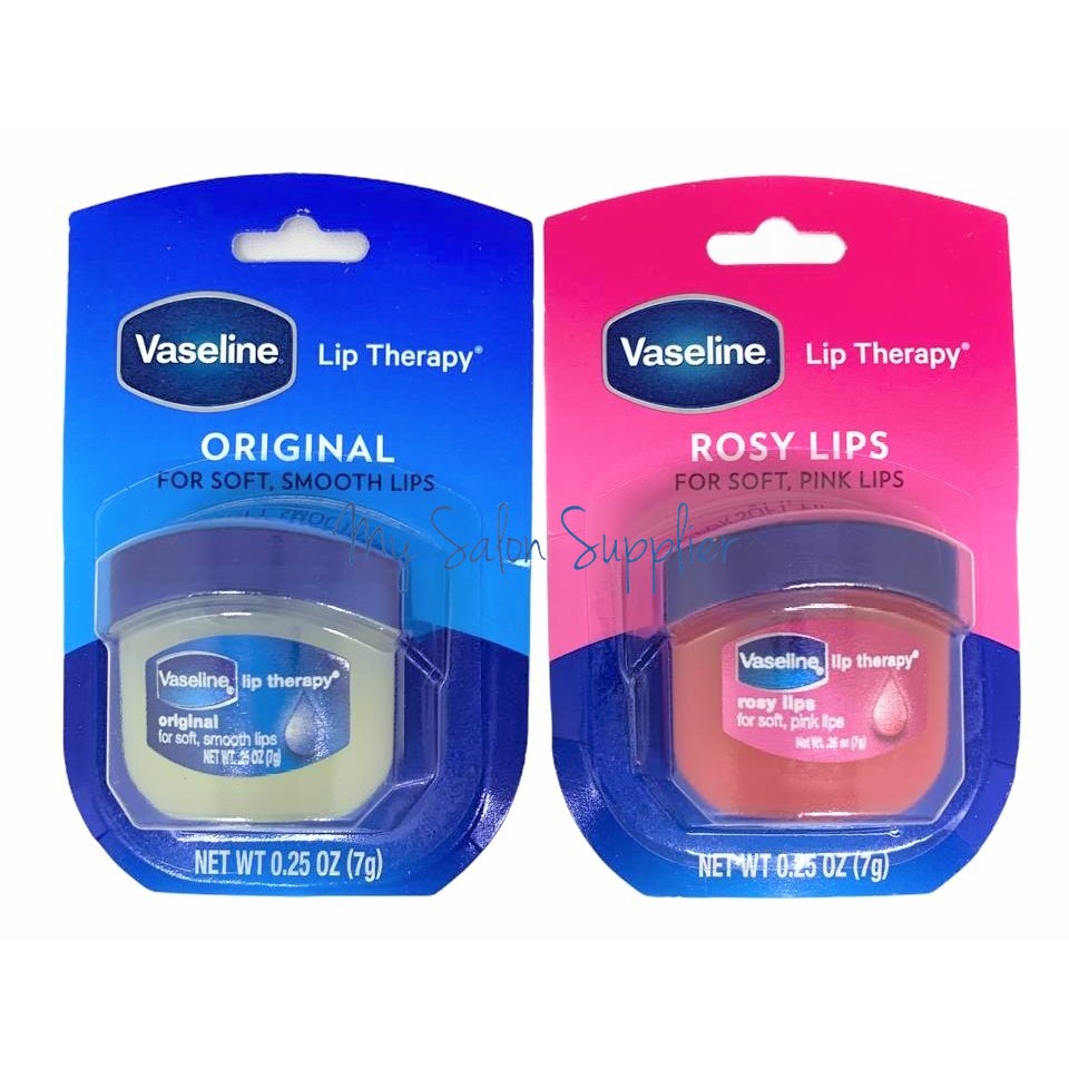 Jual Vaseline Lip Therapy Original / Rosy Lips For Soft, Smooth Lips / Pink Lips 7g | Shopee ...