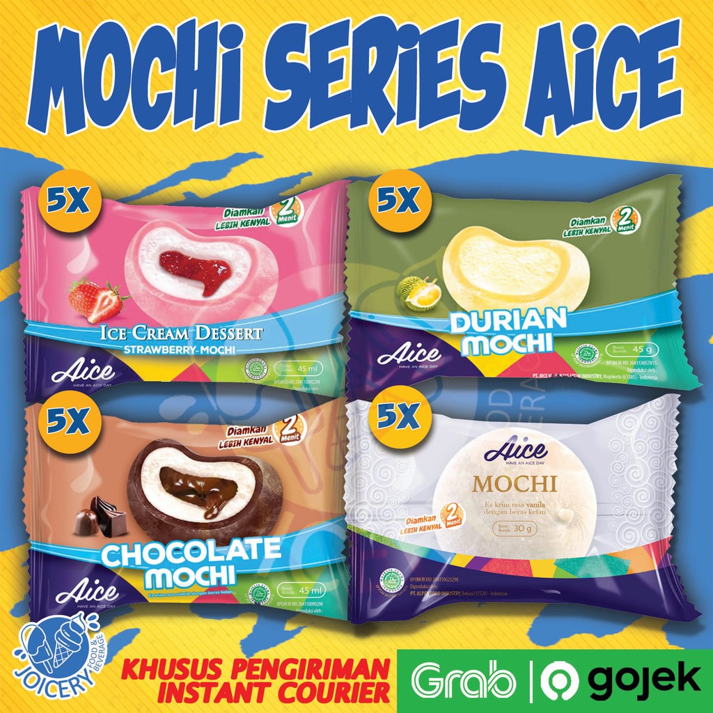Jual Aice Mochi ice cream Mix campur 20pcs | Shopee Indonesia