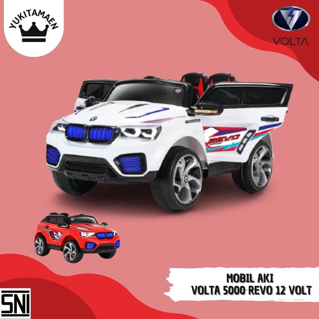 Jual Mainan Anak Mobil Aki VOLTA 5000 REVO - 12 VOLT - GEARBOX GANDA ...