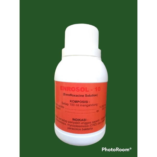 Jual Obat Ayam Ternak Unggas atasi Coli ENROSOL 100 ml | Shopee Indonesia