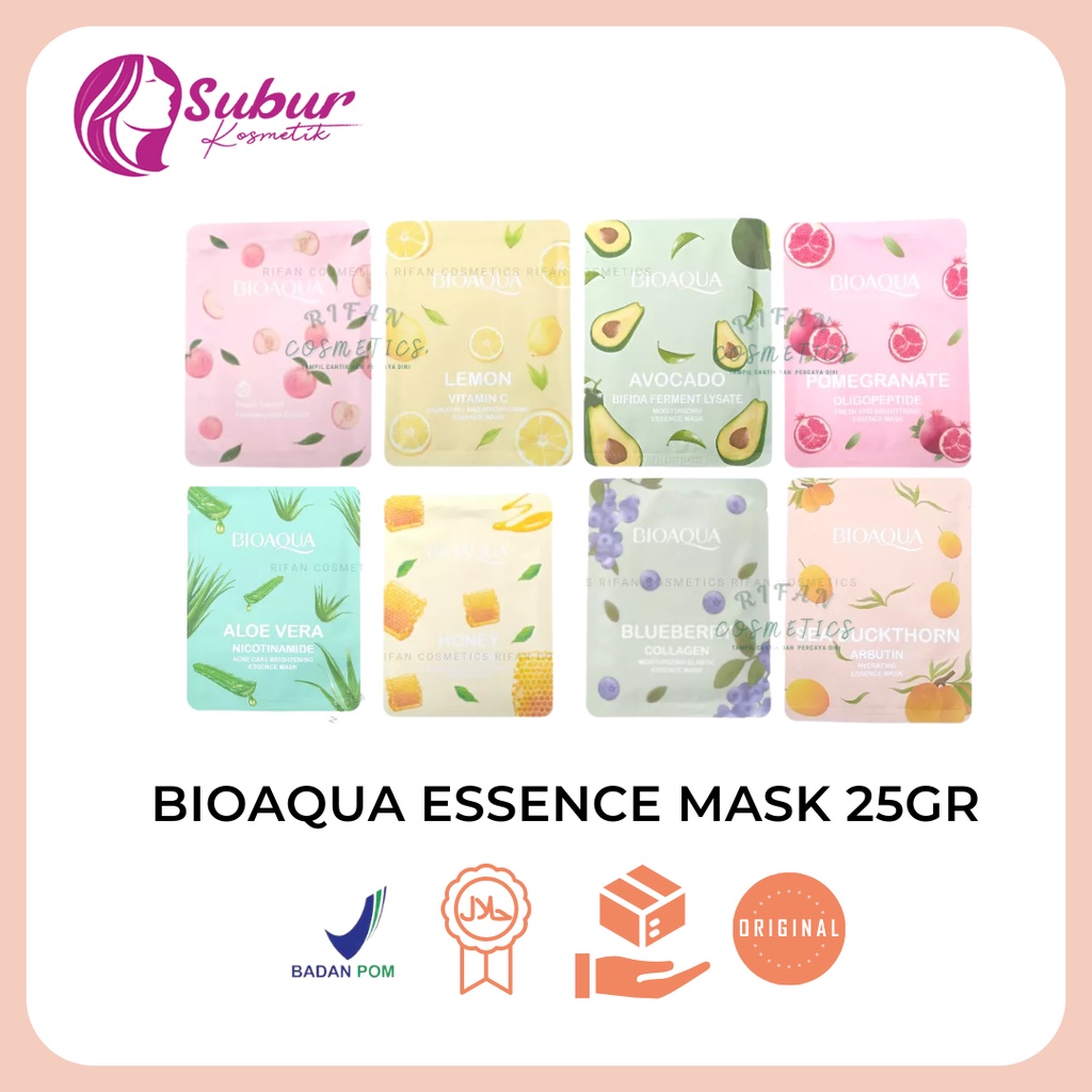 Jual Bioaqua Essence Mask | Plant Series 25gr(new variant) | Shopee Indonesia