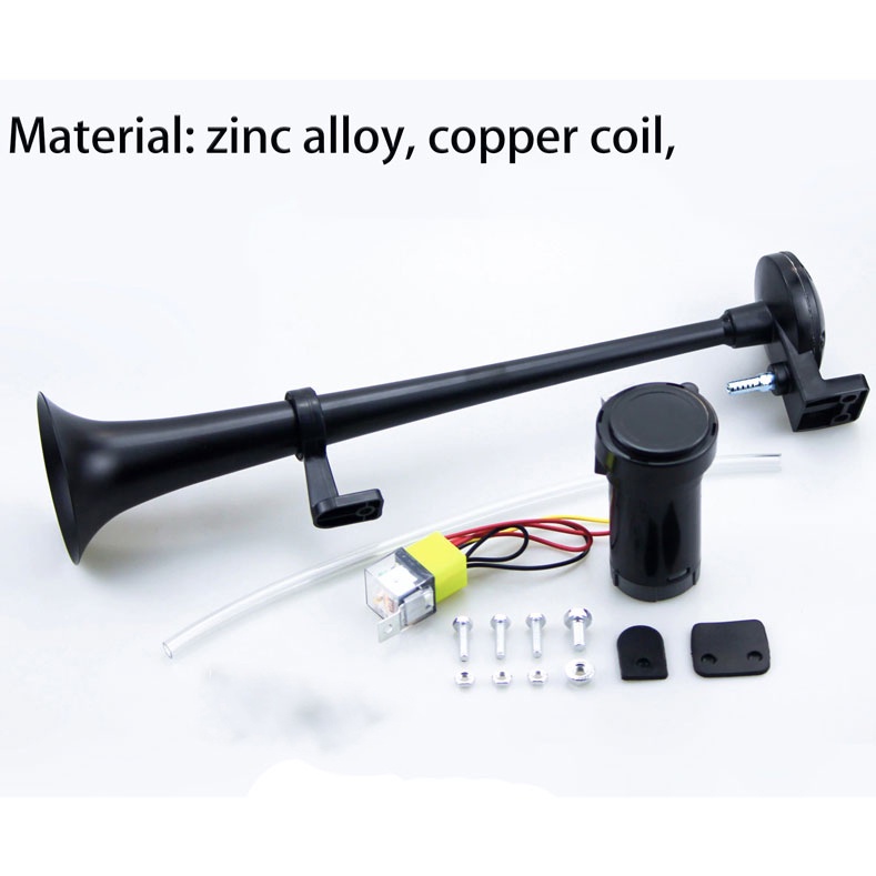 Jual HEYVO Klakson Trompet Mobil Loud Air Horn 150dB 12V - TZ-318 ...