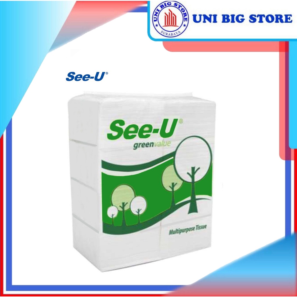 Jual SEE-U SEE U POP Up 8 in 1 Multipurpose Tissue Facial 1 Pack 8 pcs ...