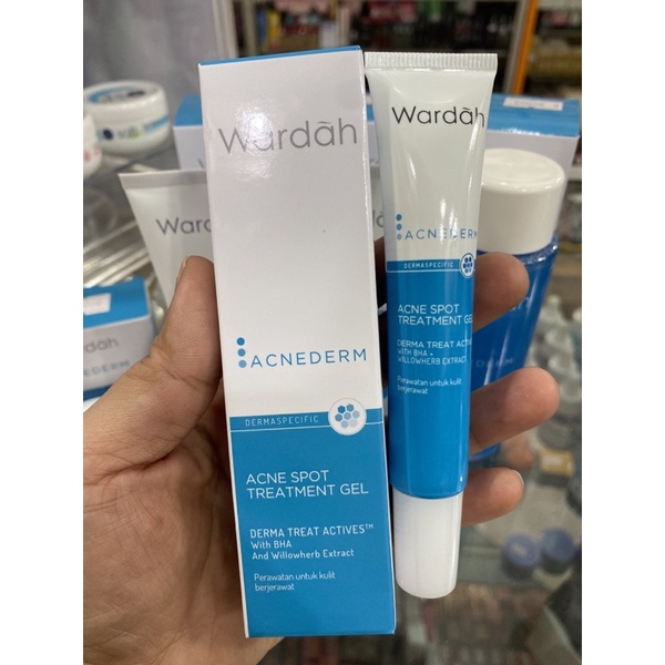 Jual Wardah Acnederm Acne Spot Treatment Gel | Shopee Indonesia