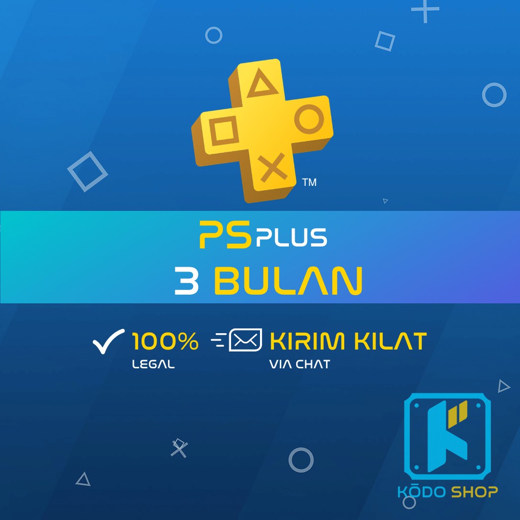Jual 3 BULAN PS PLUS + | PS4 PS5 | REG INDONESIA | PLAYSTATION PS+ ...