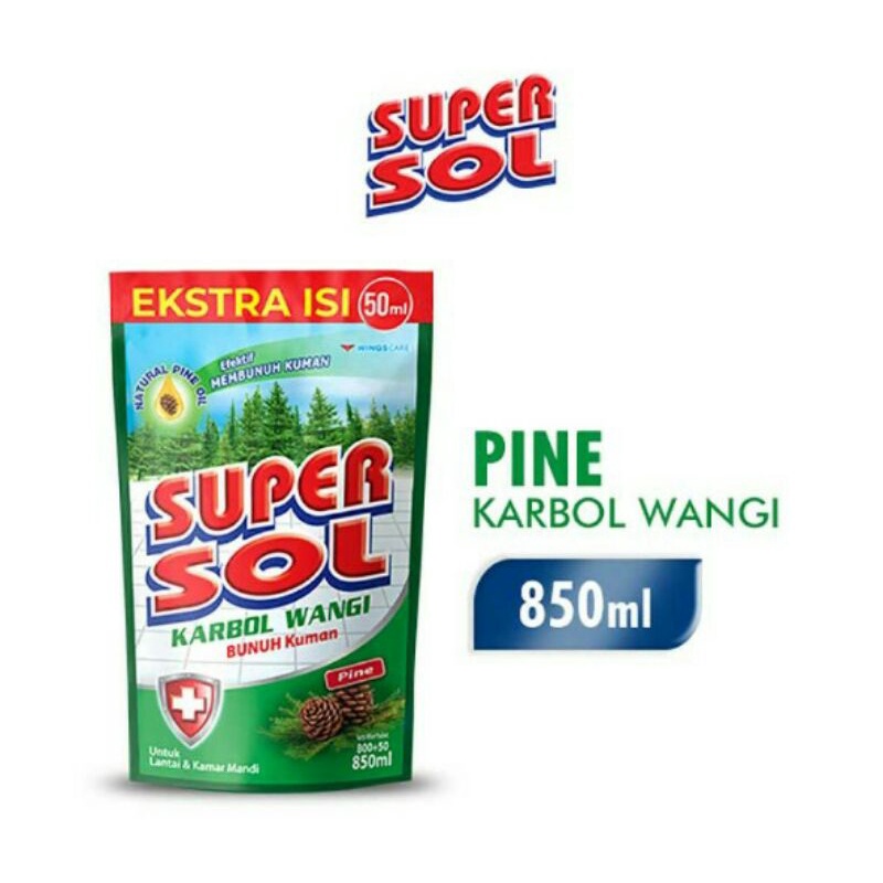Jual Supersol Karbol / Super Sol pewangi lantai Pine | Shopee Indonesia