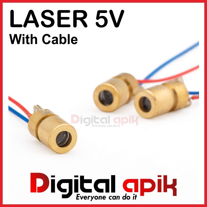Jual Laser 5V 650nm 5mW Merah Red Dot Module diode pointer Titik Arduino | Shopee Indonesia