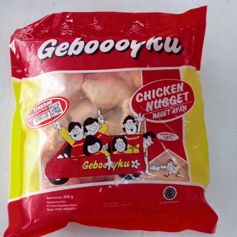 Jual GEBOOOYKU Nugget Ayam 500gr - Makanan Beku Olahan Nugget Ayam ...