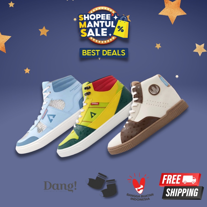 Jual Sepatu Aero Street Kolaborasi Limited Pairs [White Coffee/Le ...