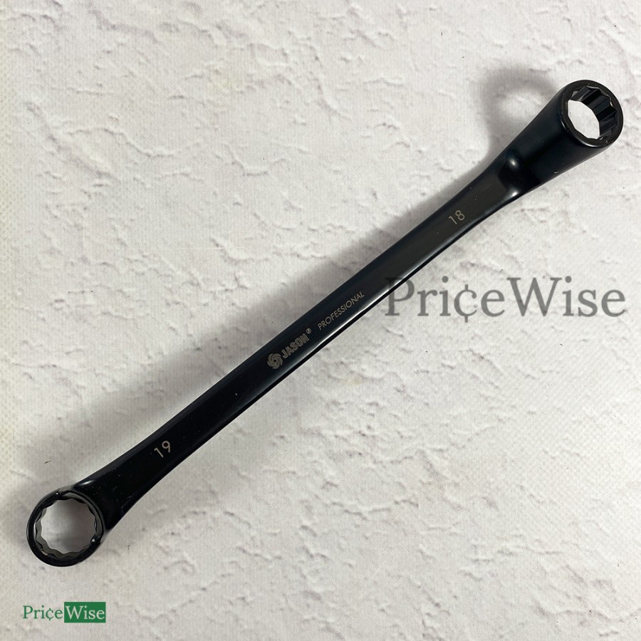 Jual Kunci Ring 18x19 mm Jason Cr-V Nikel Hitam Double Offset Ring ...