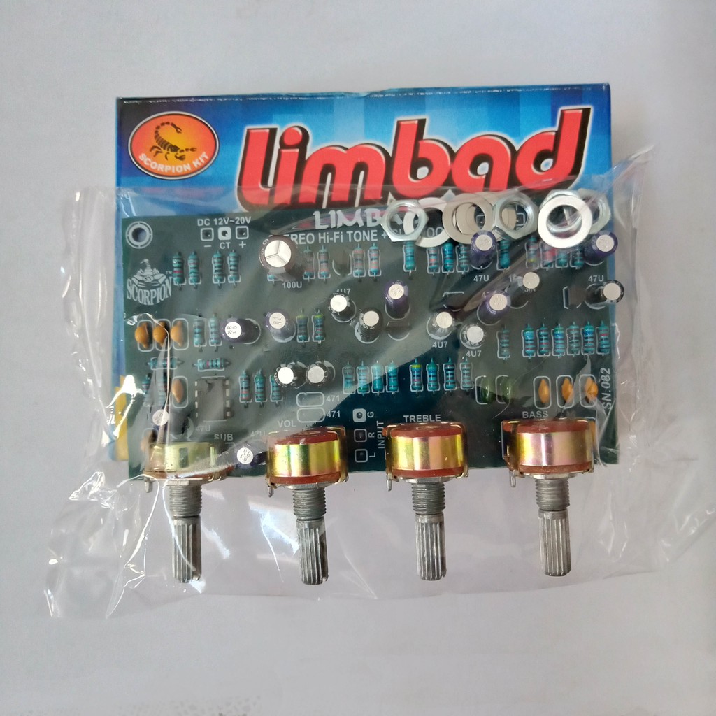 Jual LIMBAD Stereo HI FI Tone Control Plus Subwoofer Scorpion Kit ...