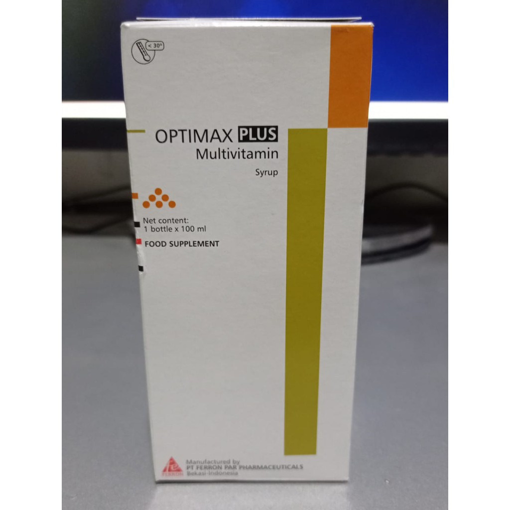 Jual Optimax plus sirup 100 ml multivitamin dan menjaga kesehatan mata ...