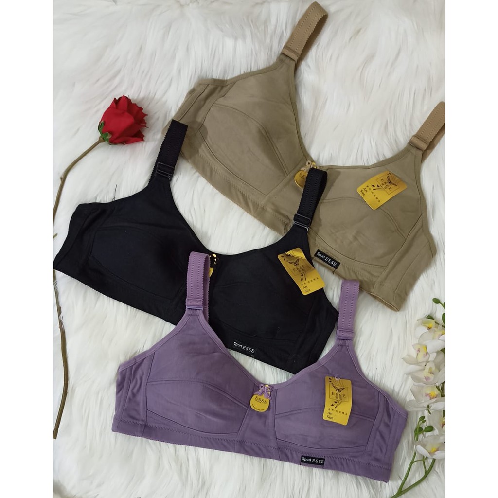Jual ESSE | BRA Busa Tipis Tanpa Kawat JUMBO / BH WANITA / 399 | Shopee ...