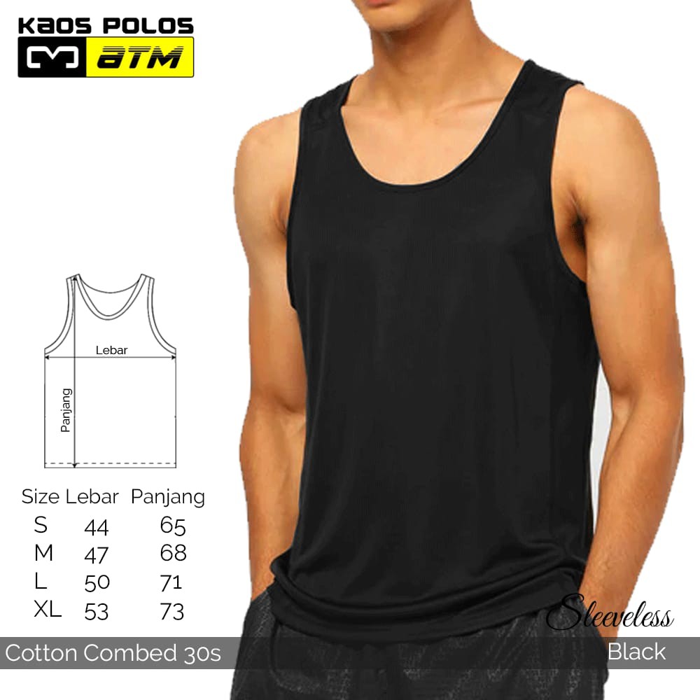 Jual Singlet Pria / Tank Top bahan Cotton Combed 30s Premium | Shopee ...