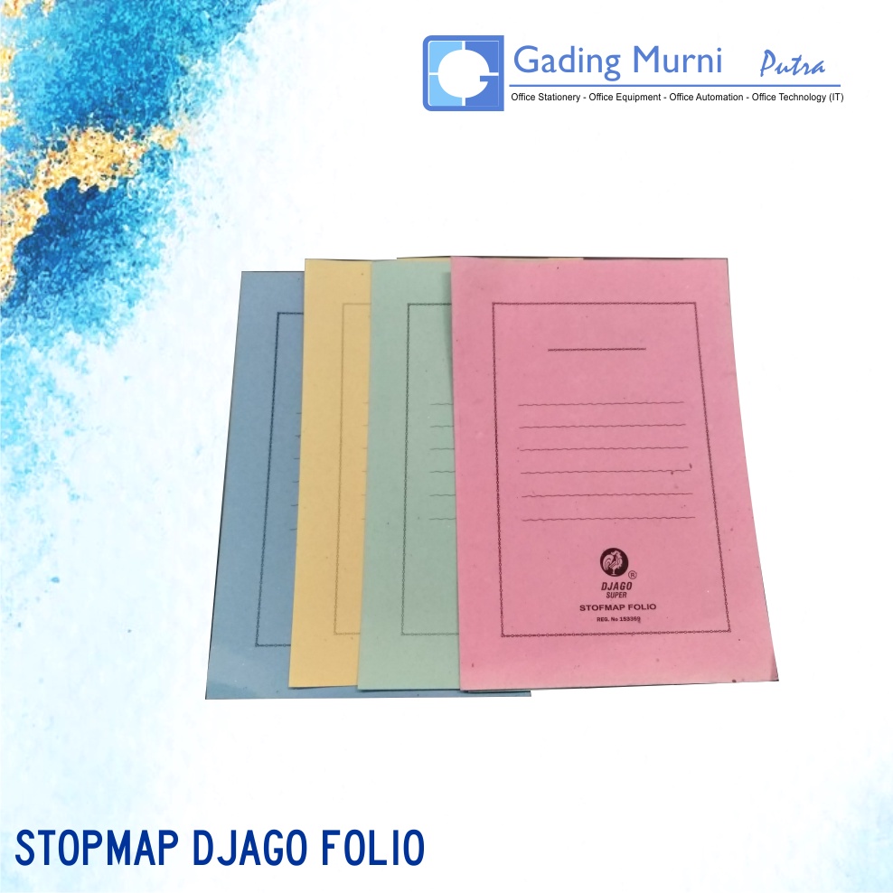 Jual Stopmap Kertas Folio / Map Kertas Murah DJAGO FOLIO (10 LBR ...