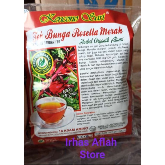 Jual TEH BUNGA ROSELLA MERAH | ROSELA MERAH KAMU KENCONO SARI | Shopee ...