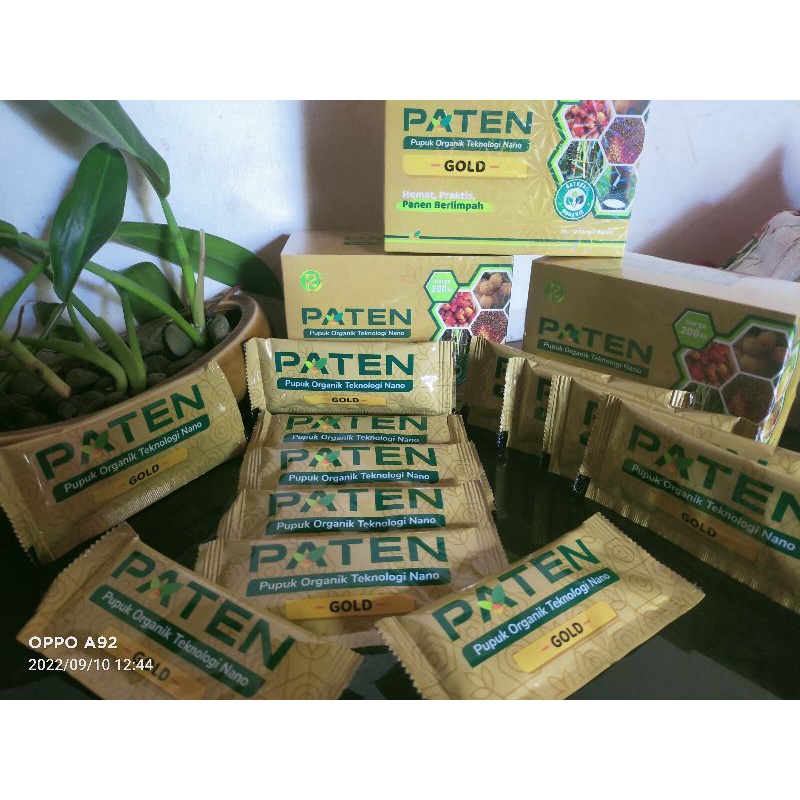 Jual pupuk paten gold 1box ( isi 12 sachet @25ml ) | Shopee Indonesia