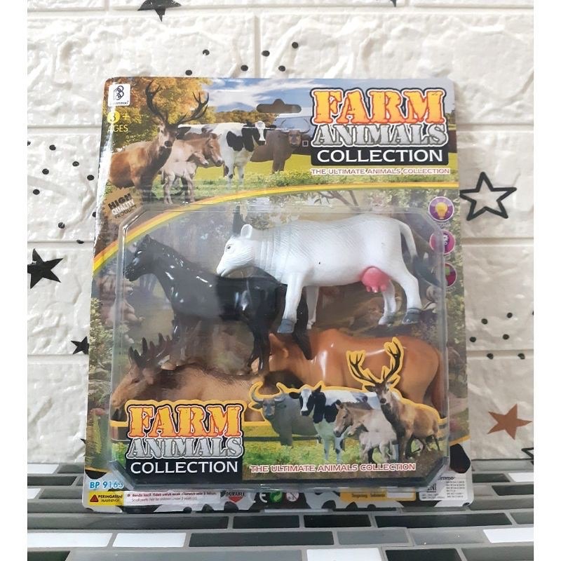 Jual mainan hewan mini zoo kebun binatang ragunan ternak peternakan ...