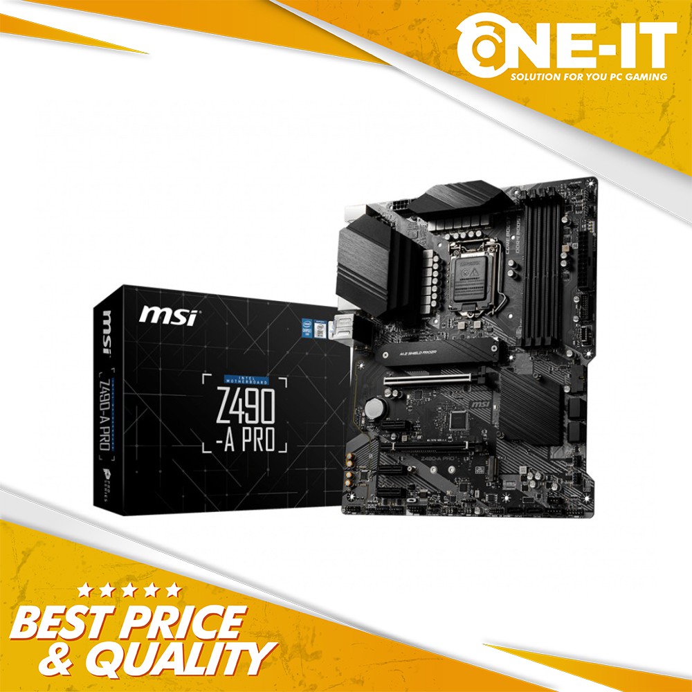 Jual Motherboard MSI Z490-A PRO Intel LGA1200 | Shopee Indonesia