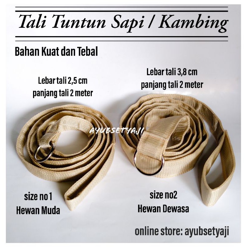 Jual Tali Tuntun Sapi Kambing Hewan Harness Tali tuntun anjing Dewasa ...