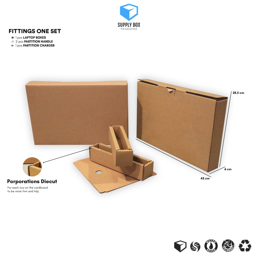 Jual BOX LAPTOP BERBAGAI MACAM | 45 x 6 x 28.5 CM | Dus Laptop | Kardus ...