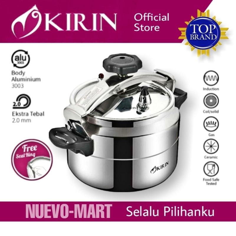 Jual KIRIN Pressure Cooker Panci Presto 16 Liter Non Induksi KPC-160 KPC 160 16L | Shopee Indonesia