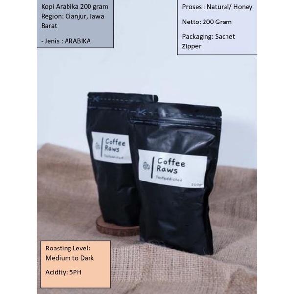 Jual Kopi Arabika 200gram (Bubuk/Biji) | Shopee Indonesia