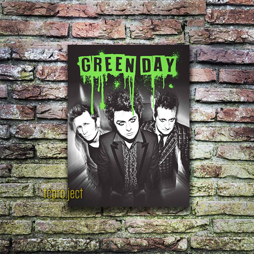 Jual GREEN DAY ROCK BAND POSTER - DEKORASI HIASAN DINDING | Shopee ...